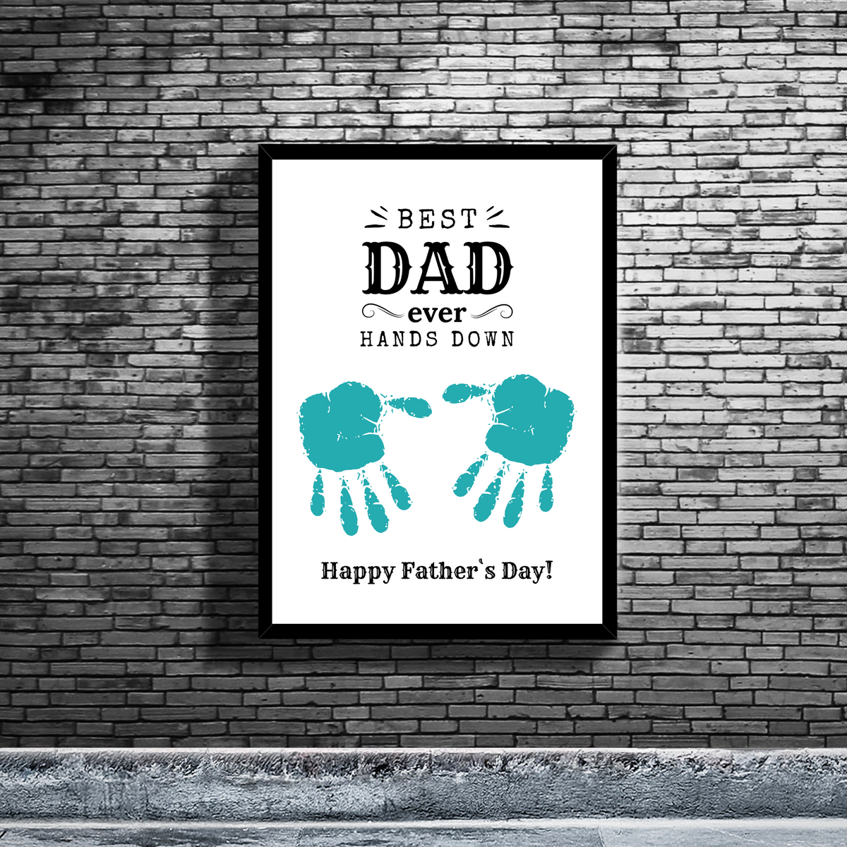 Best Dad Ever Handprint Art – Mr. Mintz: Easy Crafts and Activities for ...
