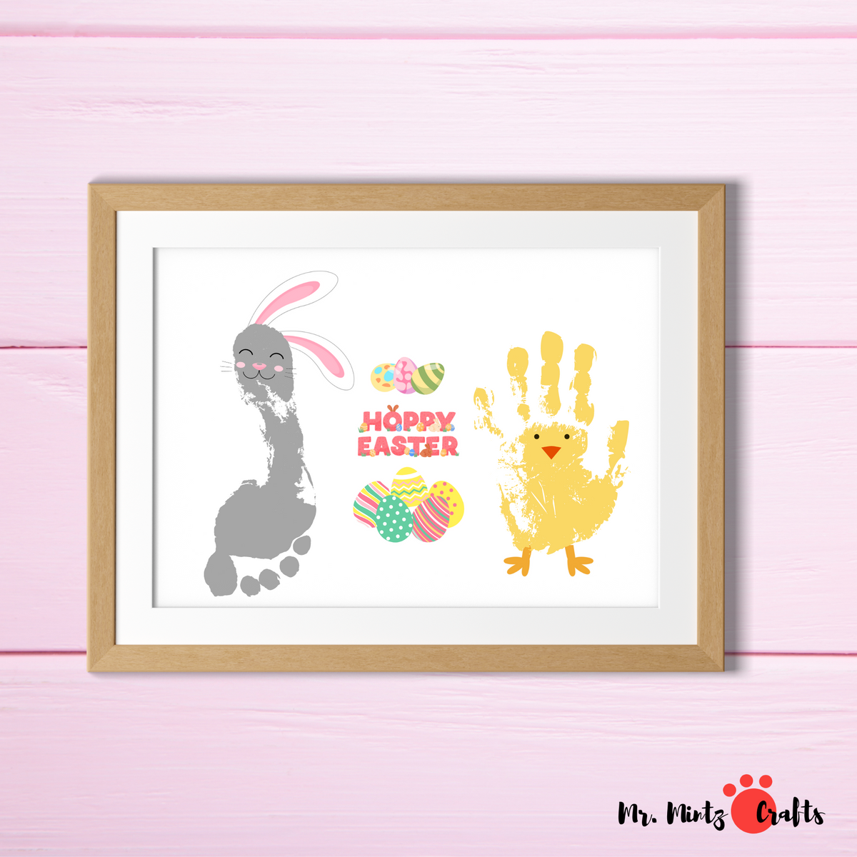 Hoppy Easter Handprint and Footprint Craft – Mr. Mintz Crafts