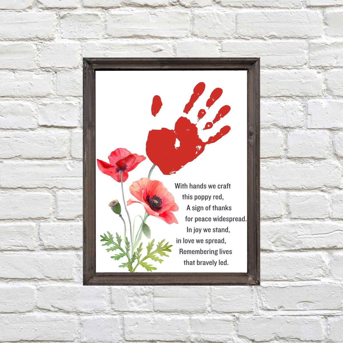 Memorial Day Handprint Craft – Mr. Mintz: Easy Crafts and Activities ...
